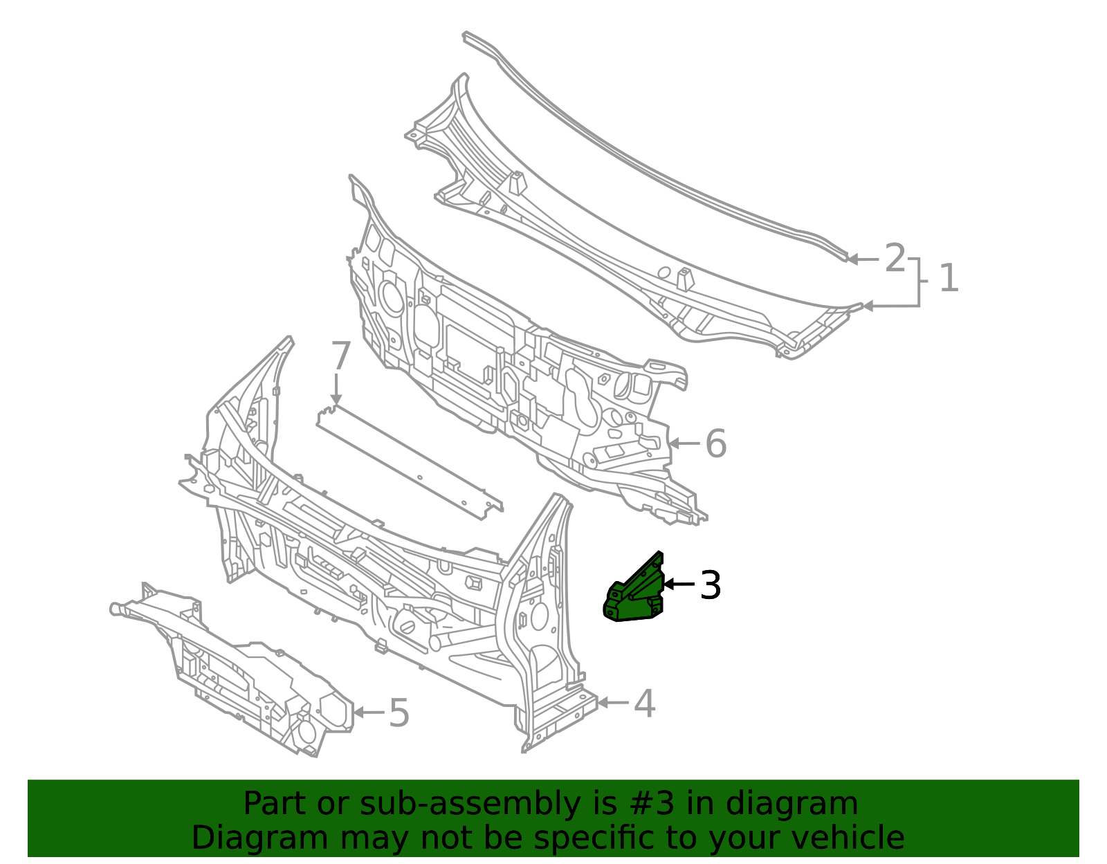 71248-CV000 - Extension Panel 2022-2024 Kia EV6 | Kia.Parts Store