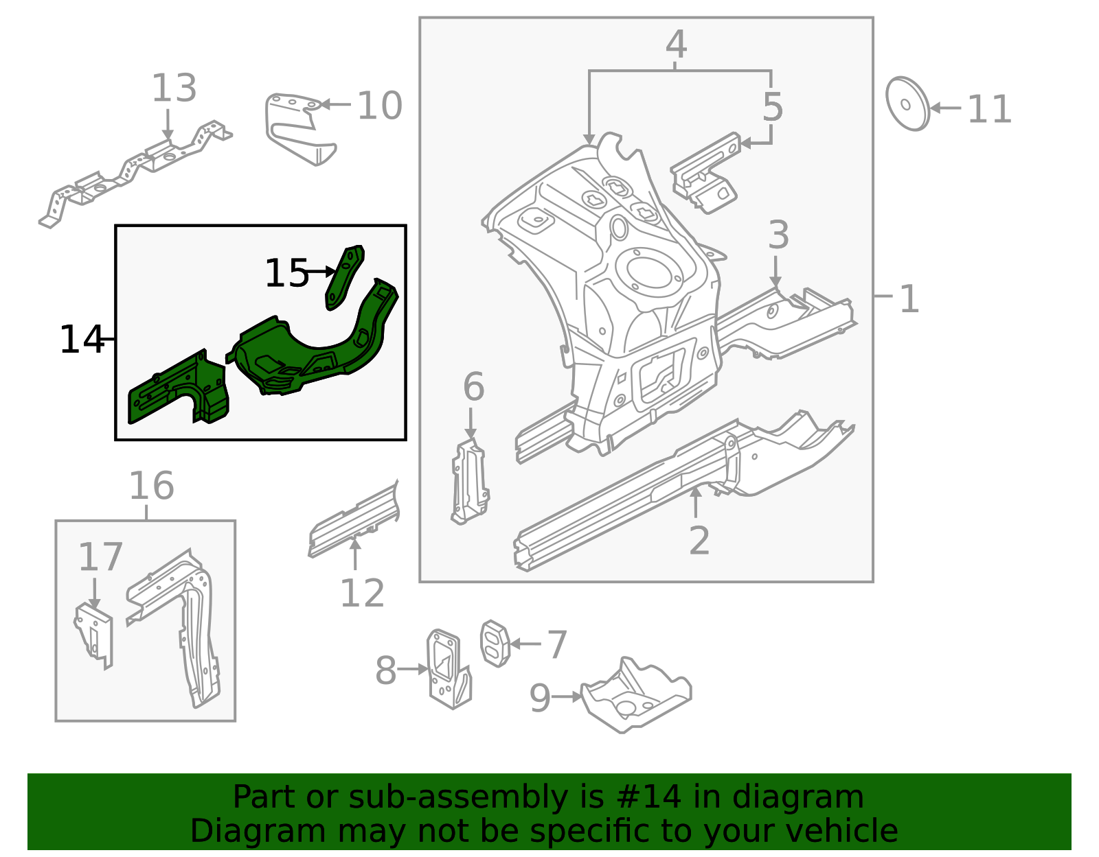Front Mount 7P6-805-071 | Volkswagen Parts Catalog