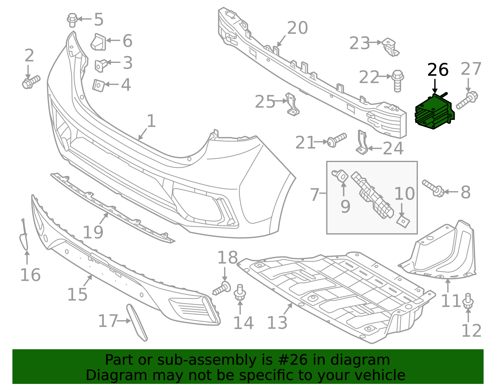 2017-2021 Hyundai Ioniq Stay Bracket 86641-G7000 | OEM Parts Online
