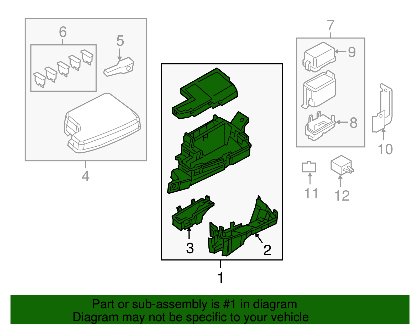 TK48-66-760 - Mazda Fuse & Relay Box 2016-2023 Mazda | Performance Auto ...