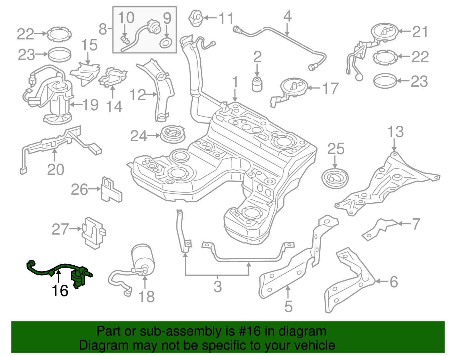 057-130-764-AE - Pressure Regulator 2013-2016 Audi | Audi OEM Parts Guy