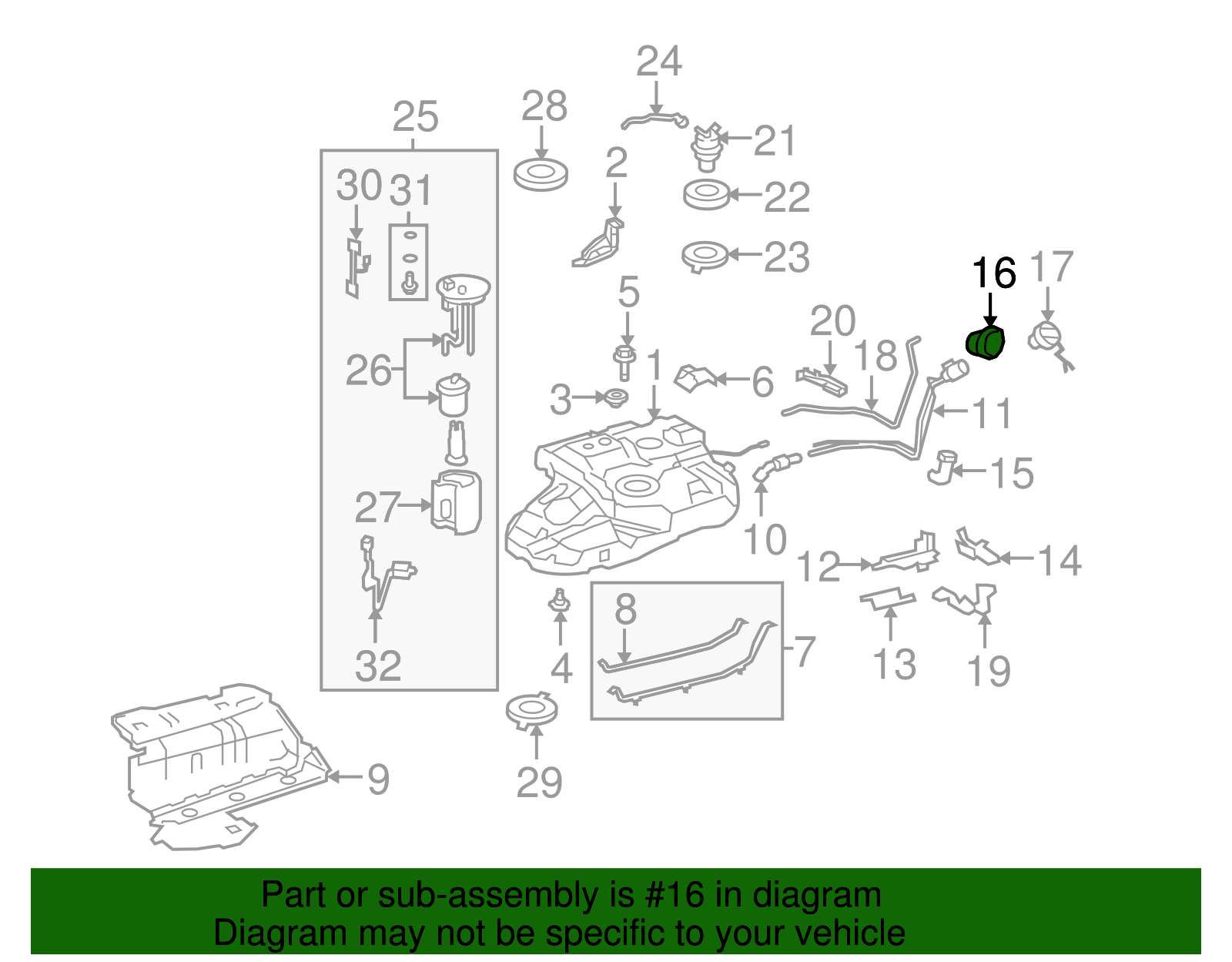 2008-2013 Toyota Highlander Filler Neck 77291-0E040 | Toyota Parts Center