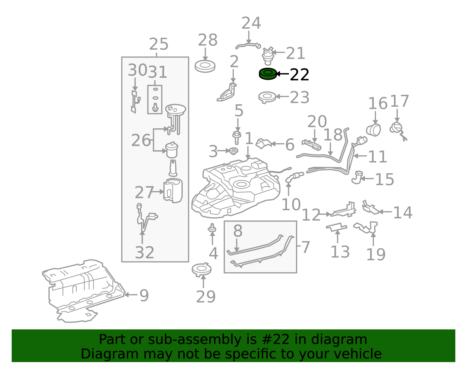 2011-2013 Toyota Highlander Check Valve Retainer 77144-08020 | MotorMotor
