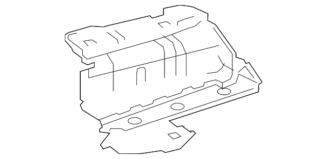 2004-2013 Toyota Highlander Tank Shield 77606-48060 | Toyota Parts Center