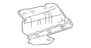 Genuine Toyota Tank Shield part# 77606-48060 for 2004-2013 Toyota ...