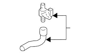 Genuine Toyota Coolant Water Bypass Hose Valve 2019-2022 Avalon Hybrid ...