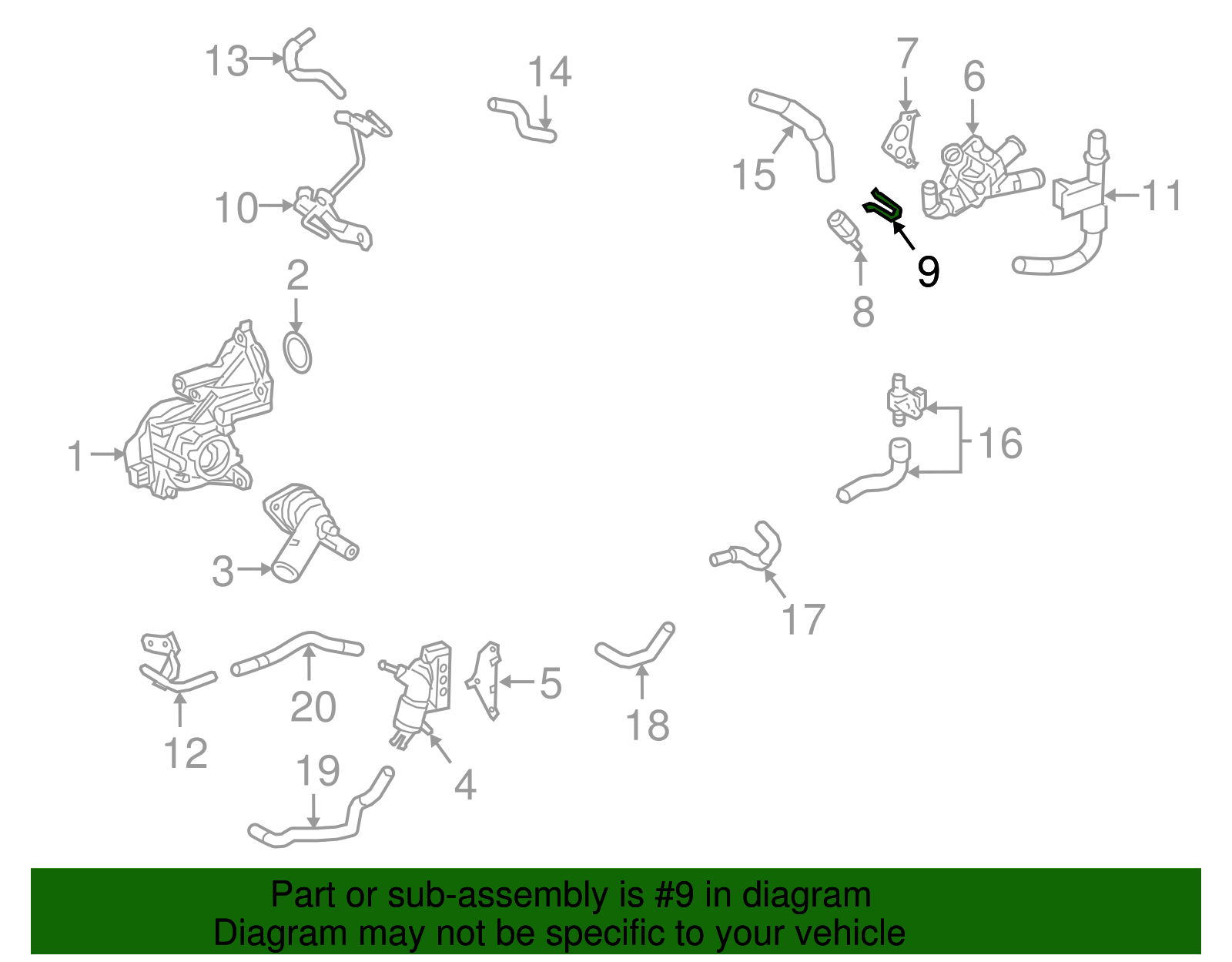 Genuine Toyota Temp Sensor Clip part# 90468-14044 for 2018-2025 Toyota ...