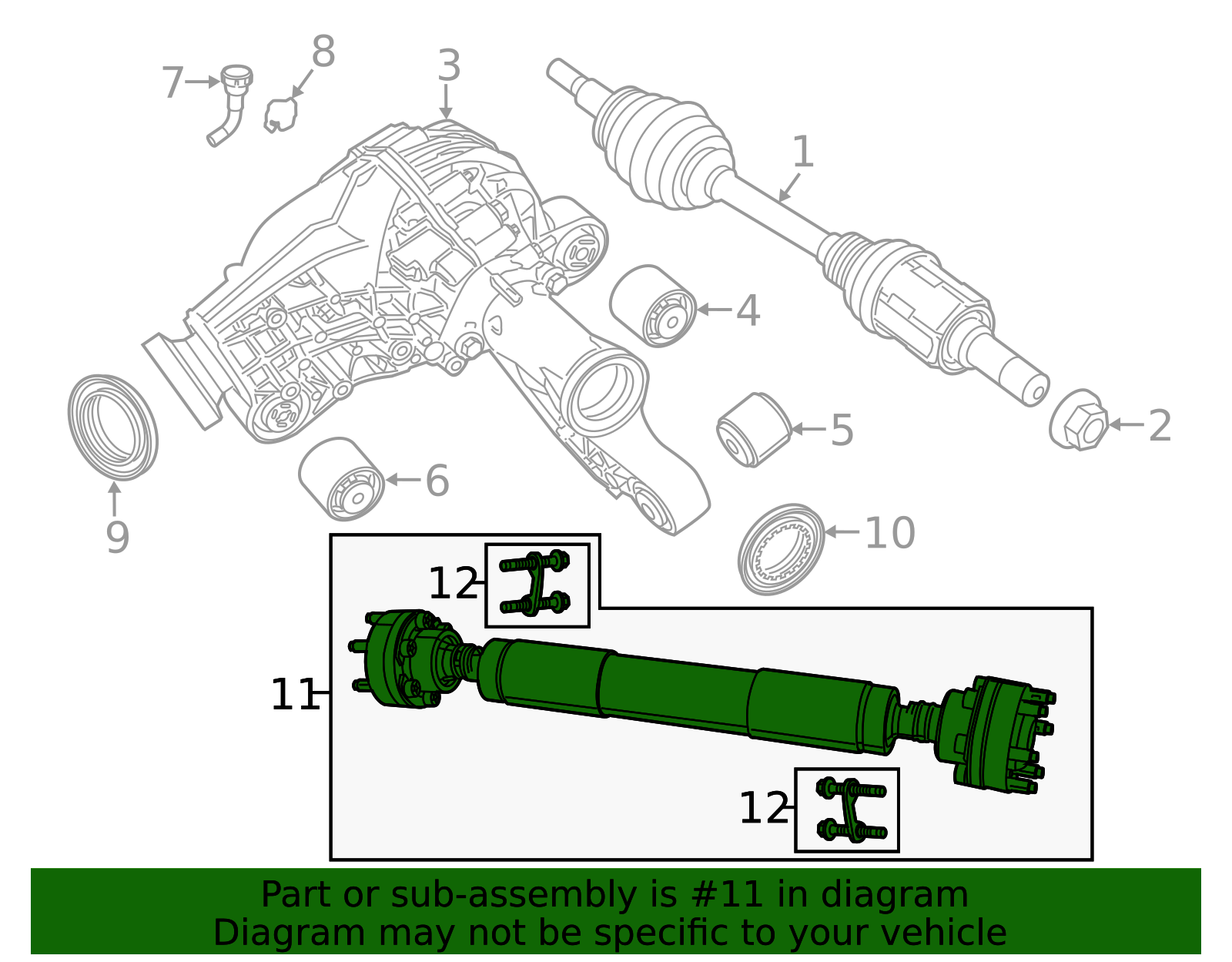 2014-2022 Jeep Drive Shaft 68206211AC | Mopar Parts Canada