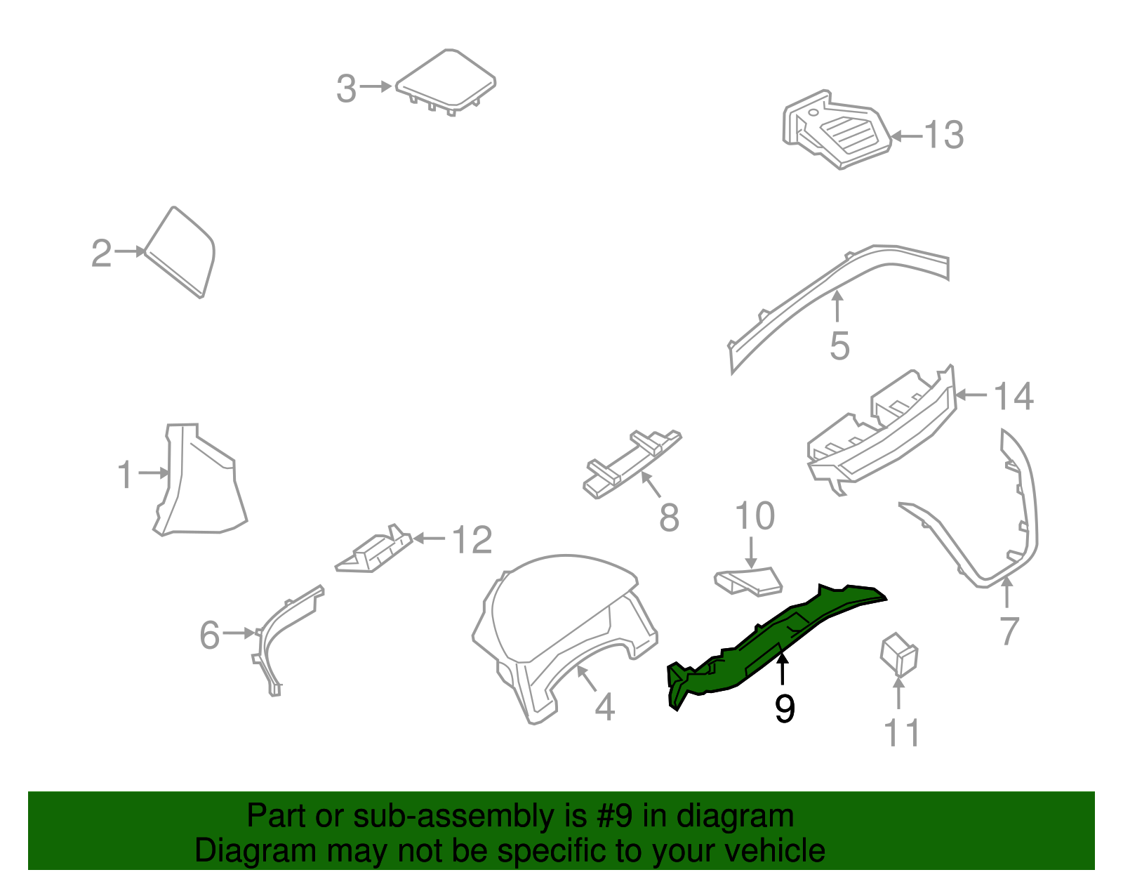 68106-5AA0A | Nissan Panel-Instrument Lower Driver - Genuine OEM ...