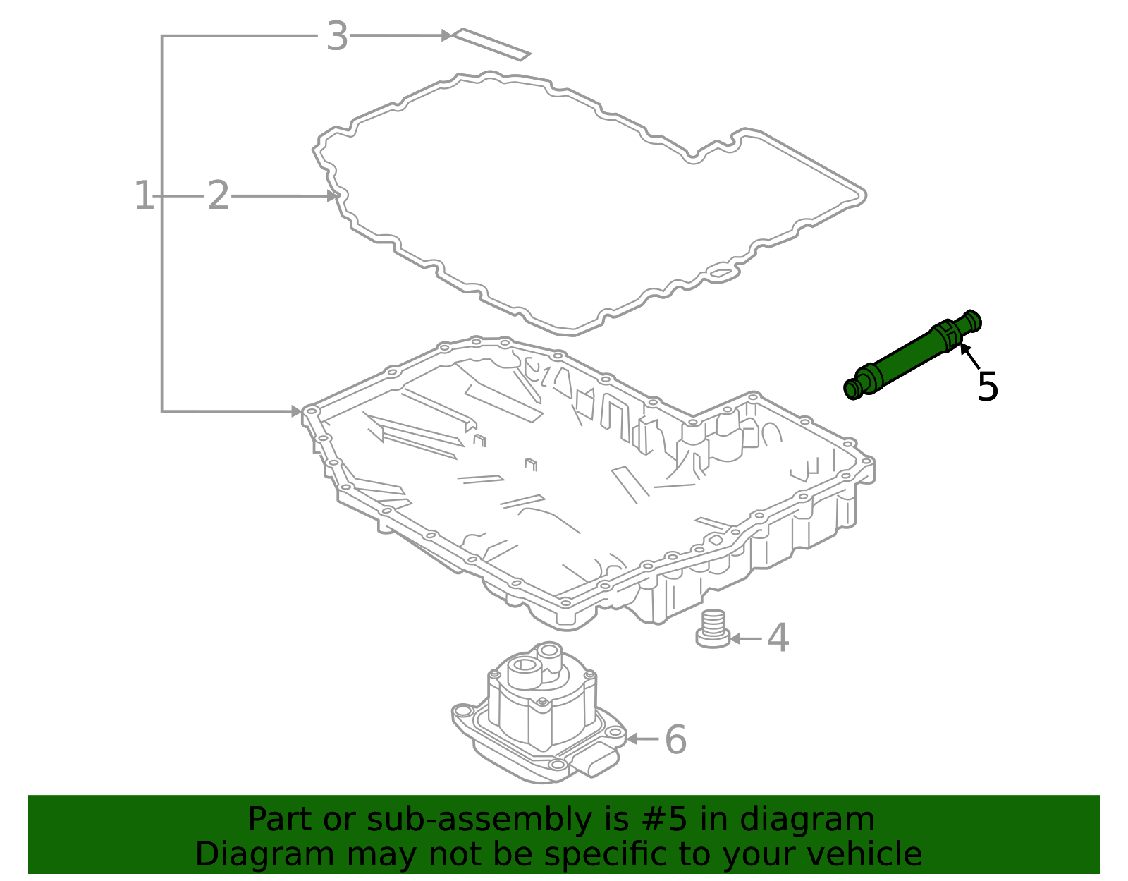 2016-2025 Audi Trans Pan Tube 0CK-325-107-F | Audi USA Parts