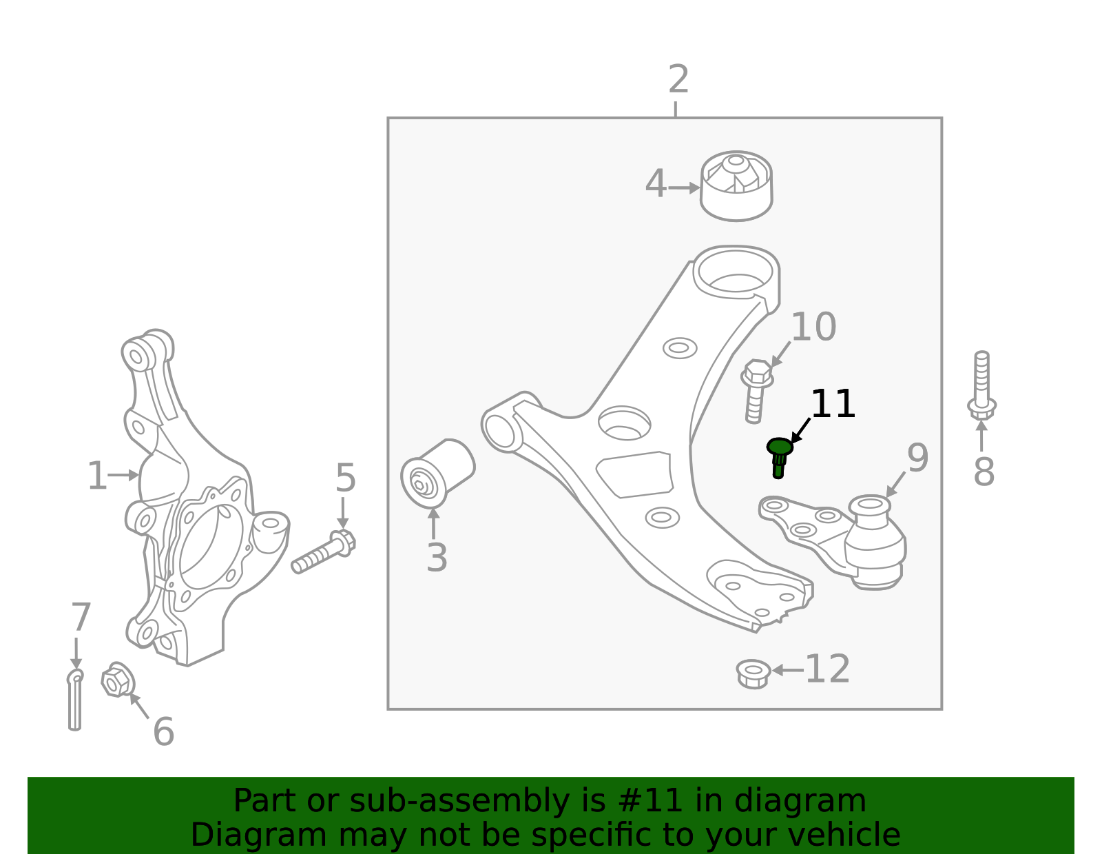 2011-2021 Kia OEM NEW 2011-20 Kia Sedona Sportage Outer Lower Ball ...