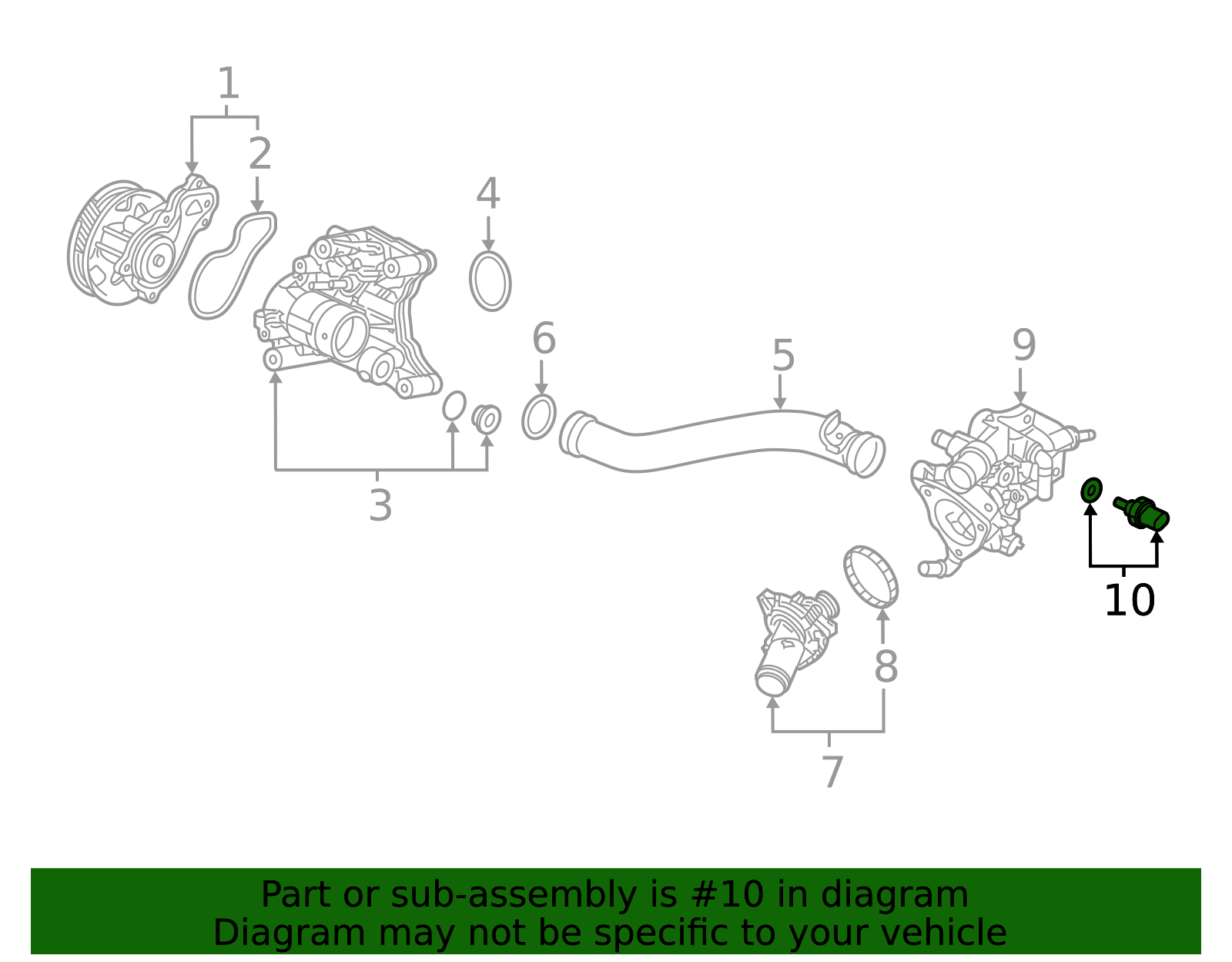 37870-RWC-A01 - High-Quality Coolant Temp Sensor for 2007-2025 Acura ...