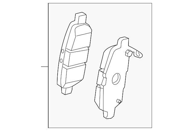 2010-2019 Infiniti Brake Pads Rear D4060-1MB0A | OEM Parts Online