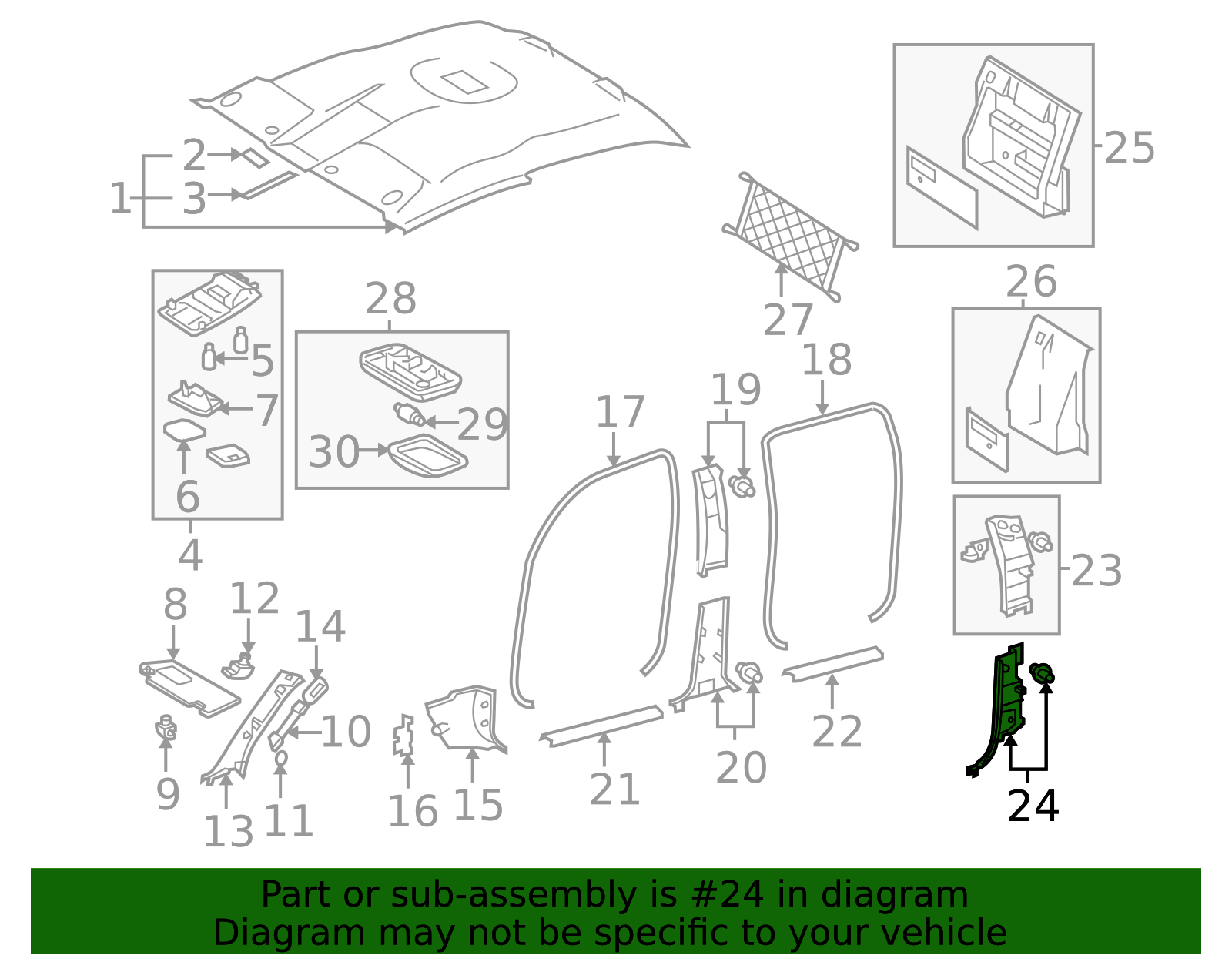 2009-2015 Toyota Tacoma Side Trim 62514-04020-E1 | MotorMotor