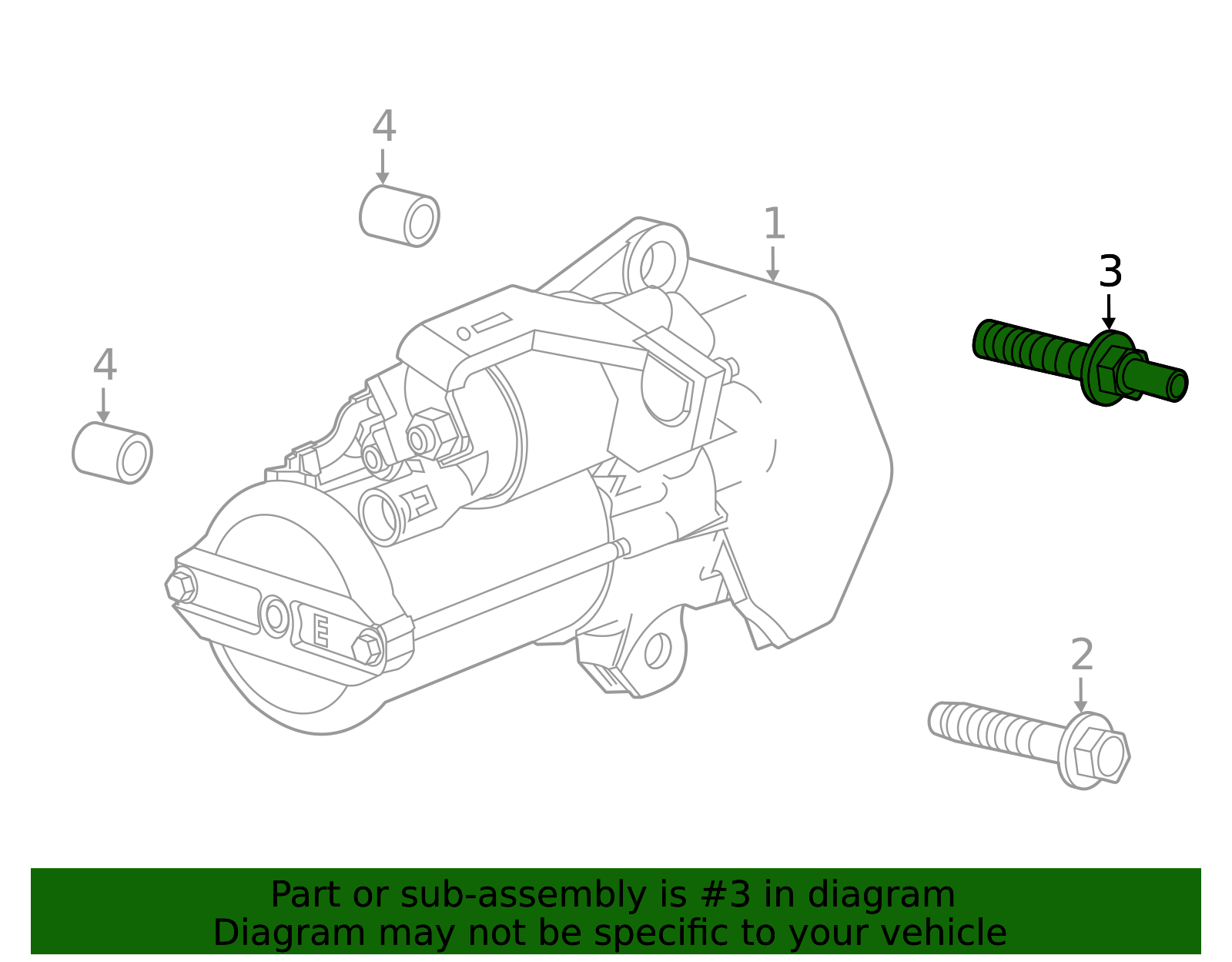 2020-2025 GM Starter Stud 11546892 | Parts McElveen