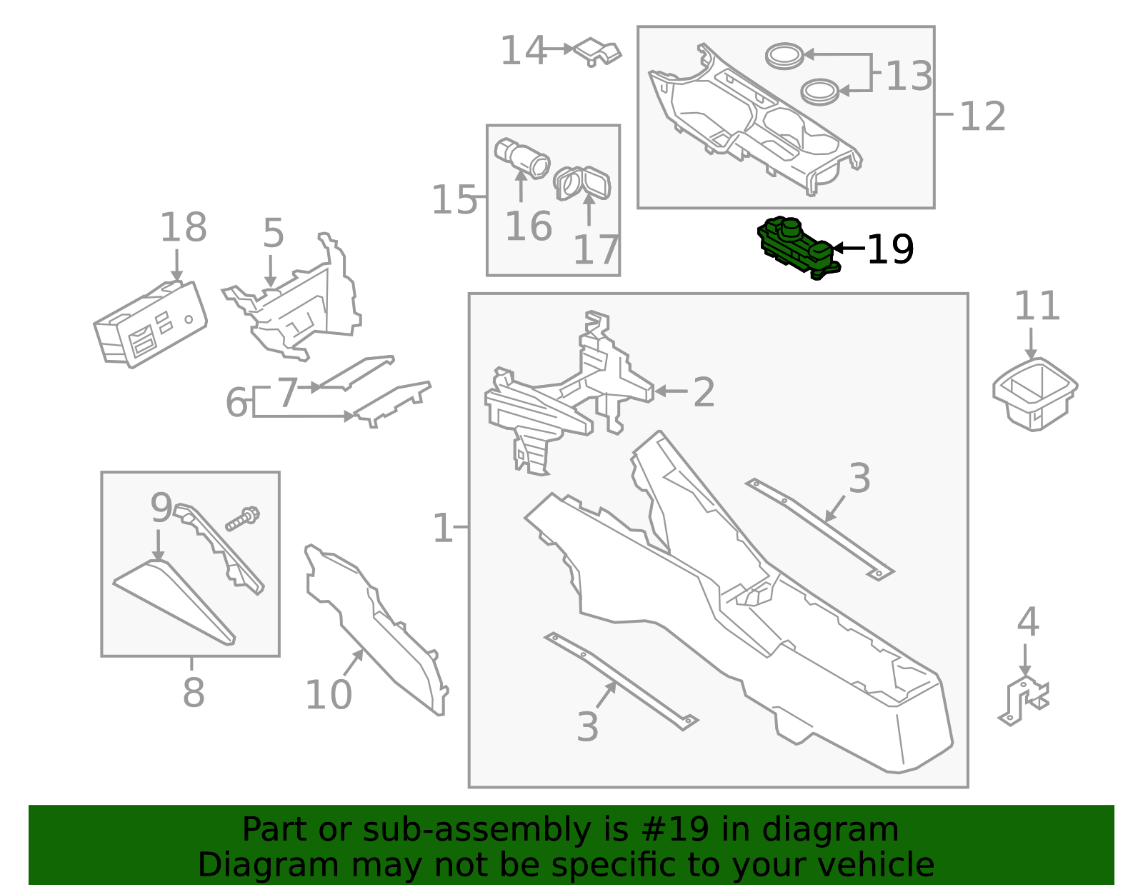 84780-WB003 - Control Switch - 2016-2020 Toyota | OEM Genuine Toyota Parts