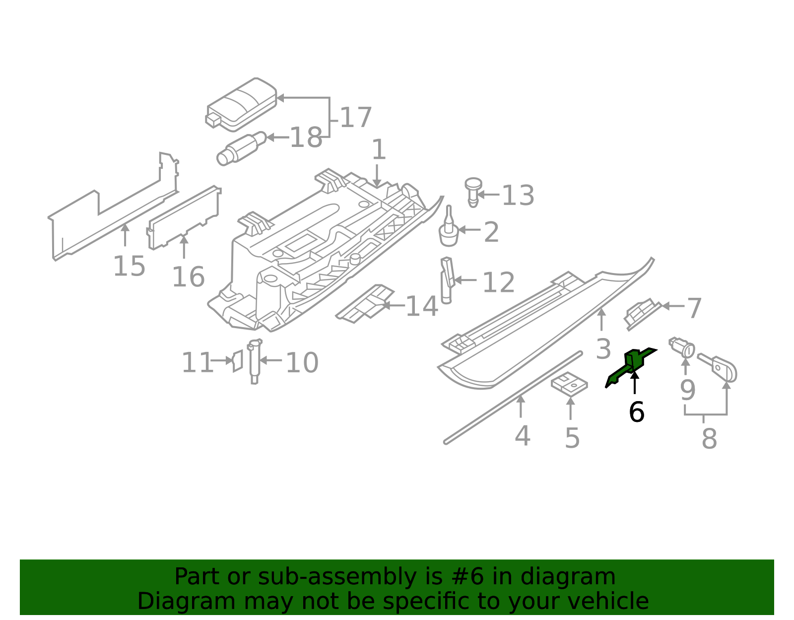 51-16-8-163-017 - Lock - 1997-2013 BMW | Buy BMW Parts Now