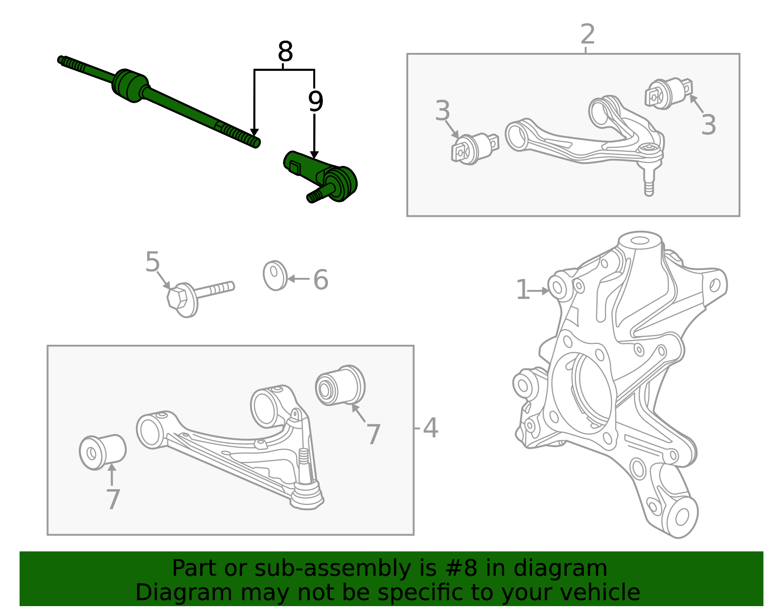 2023-2025 Chevrolet Corvette Link Arm 86559184 | Capital Chevy Parts