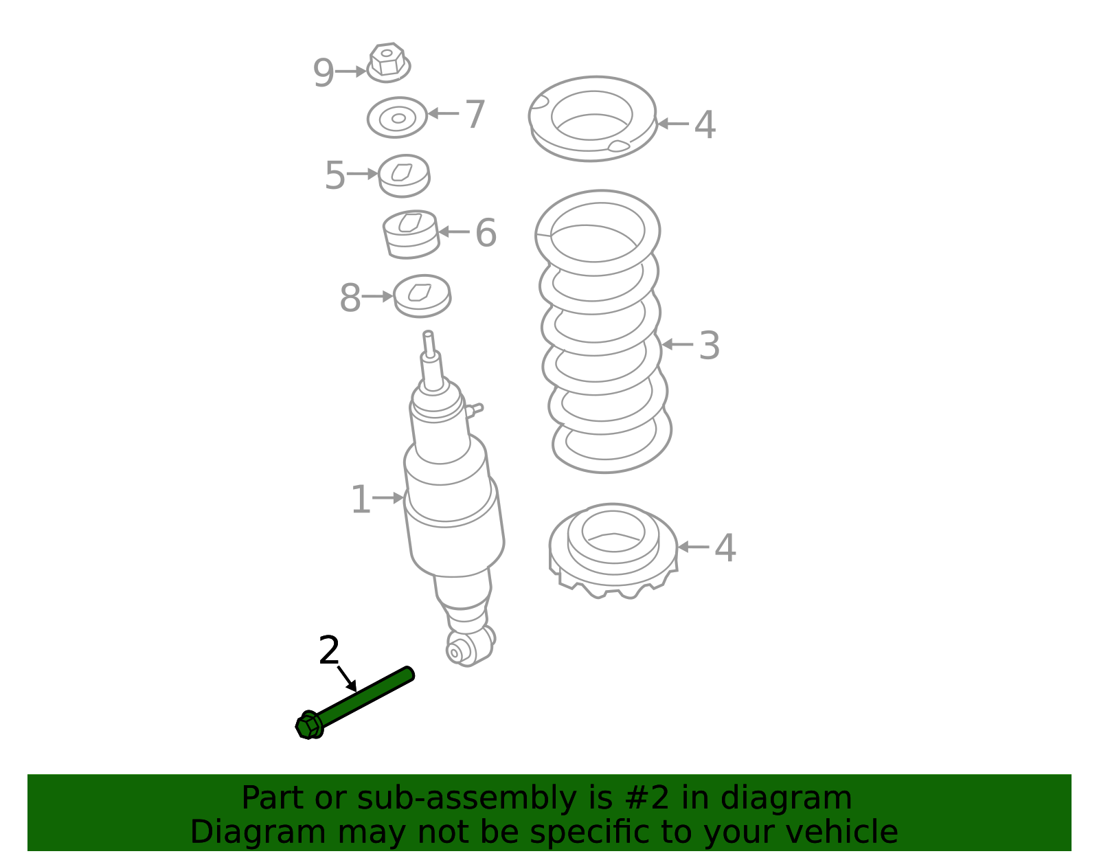 Front Lower Arm Outer Bolt 54459-EN12A | OEM Parts Online