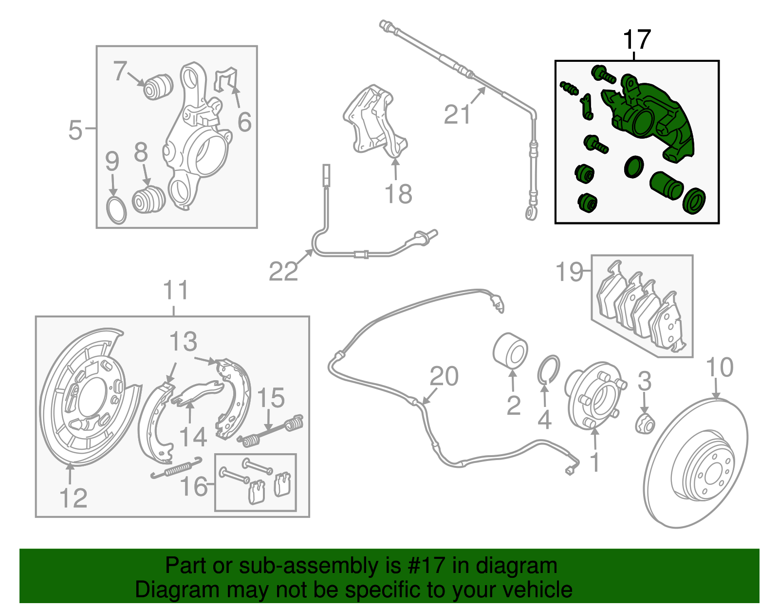 2005-2016 Land Rover Caliper SOB500052 | Land Rover Parts Direct
