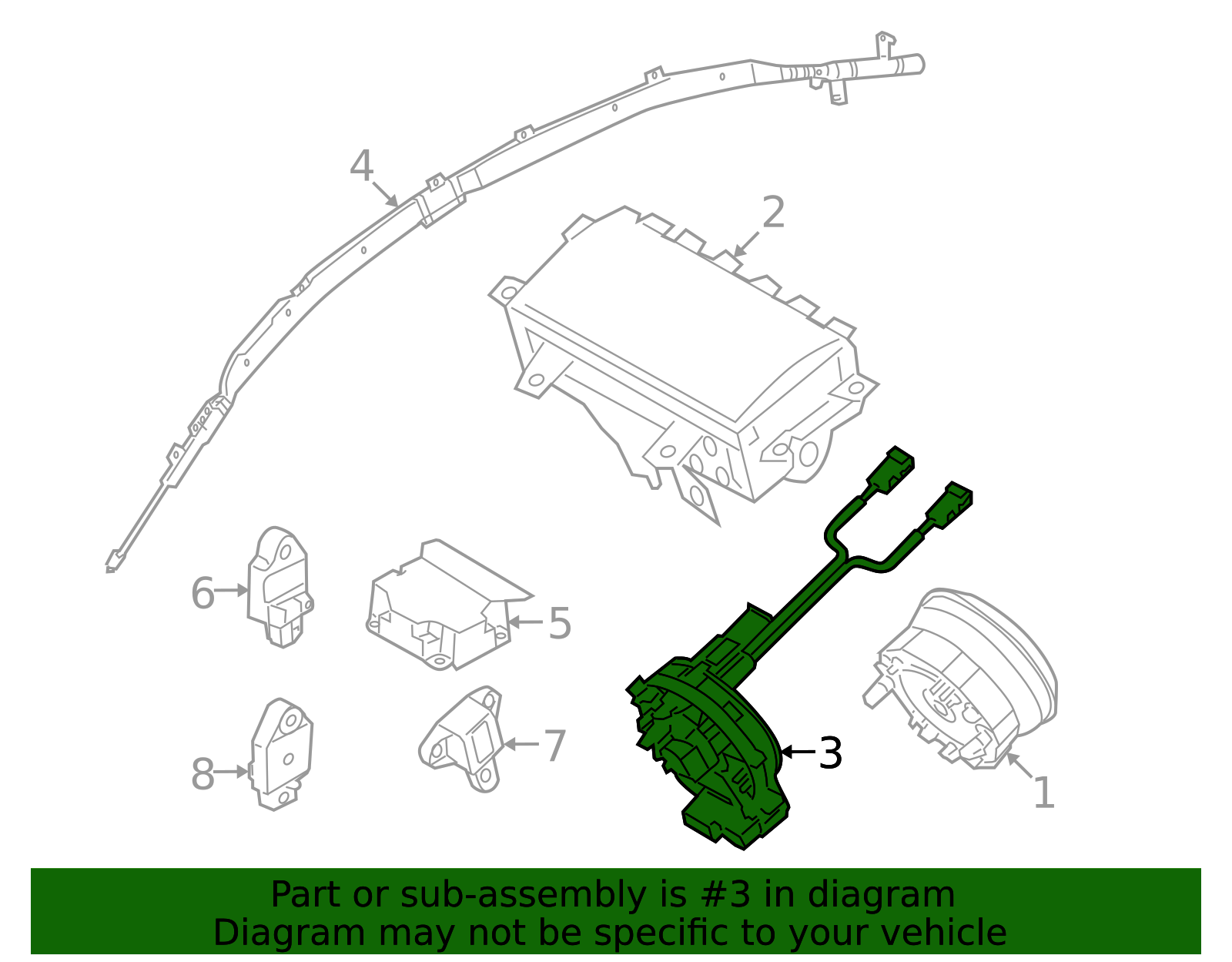 2010-2013 Kia Clock Spring 93490-2M610 | OEM Parts Online