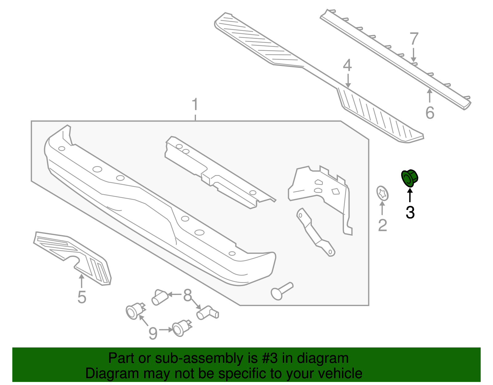 1998-2014 Ford Suspension Stabilizer Bar Link Nut -N801995-S436 ...