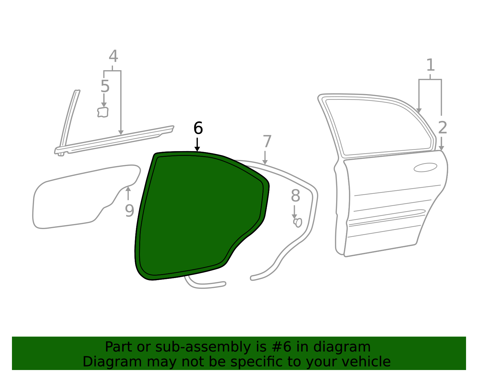 2002-2005 Hyundai Sonata Door Weather-Strip 83140-3D000 | QuirkParts