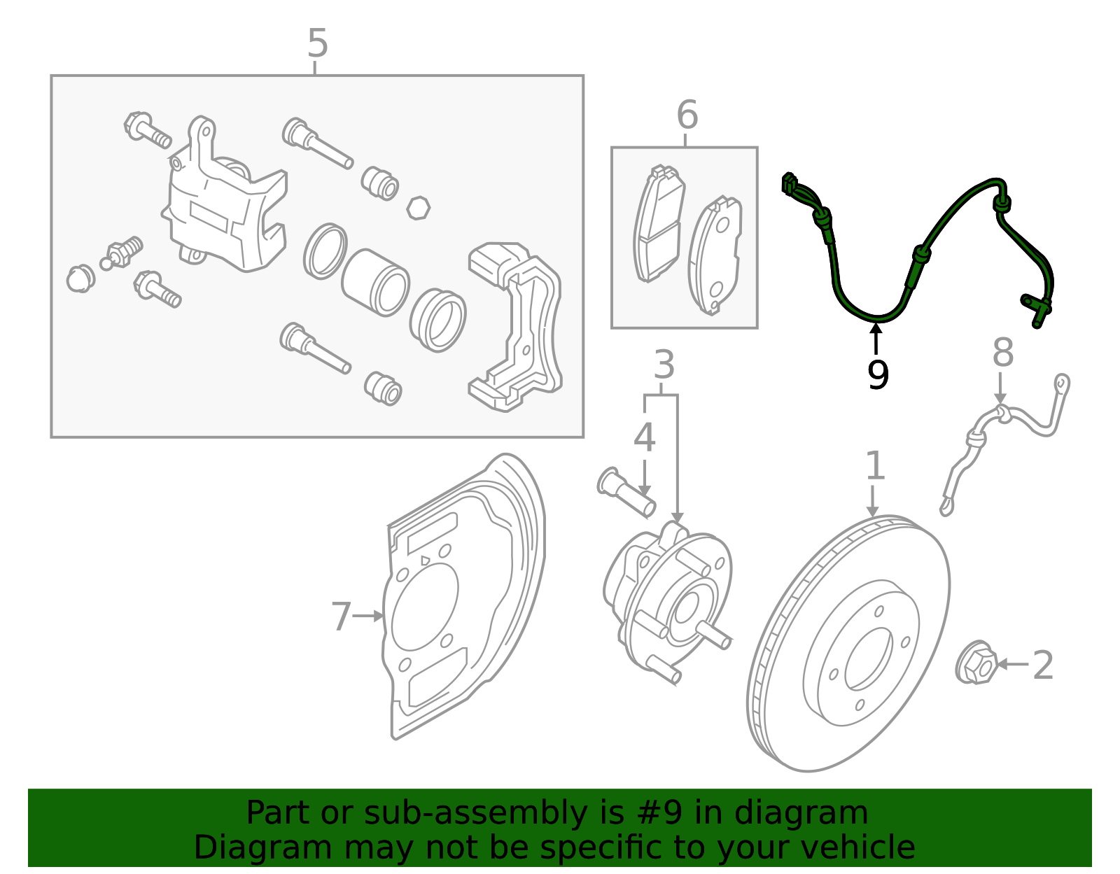 2017-2021 Nissan ABS Sensor 47910-4CB0A | QuirkParts