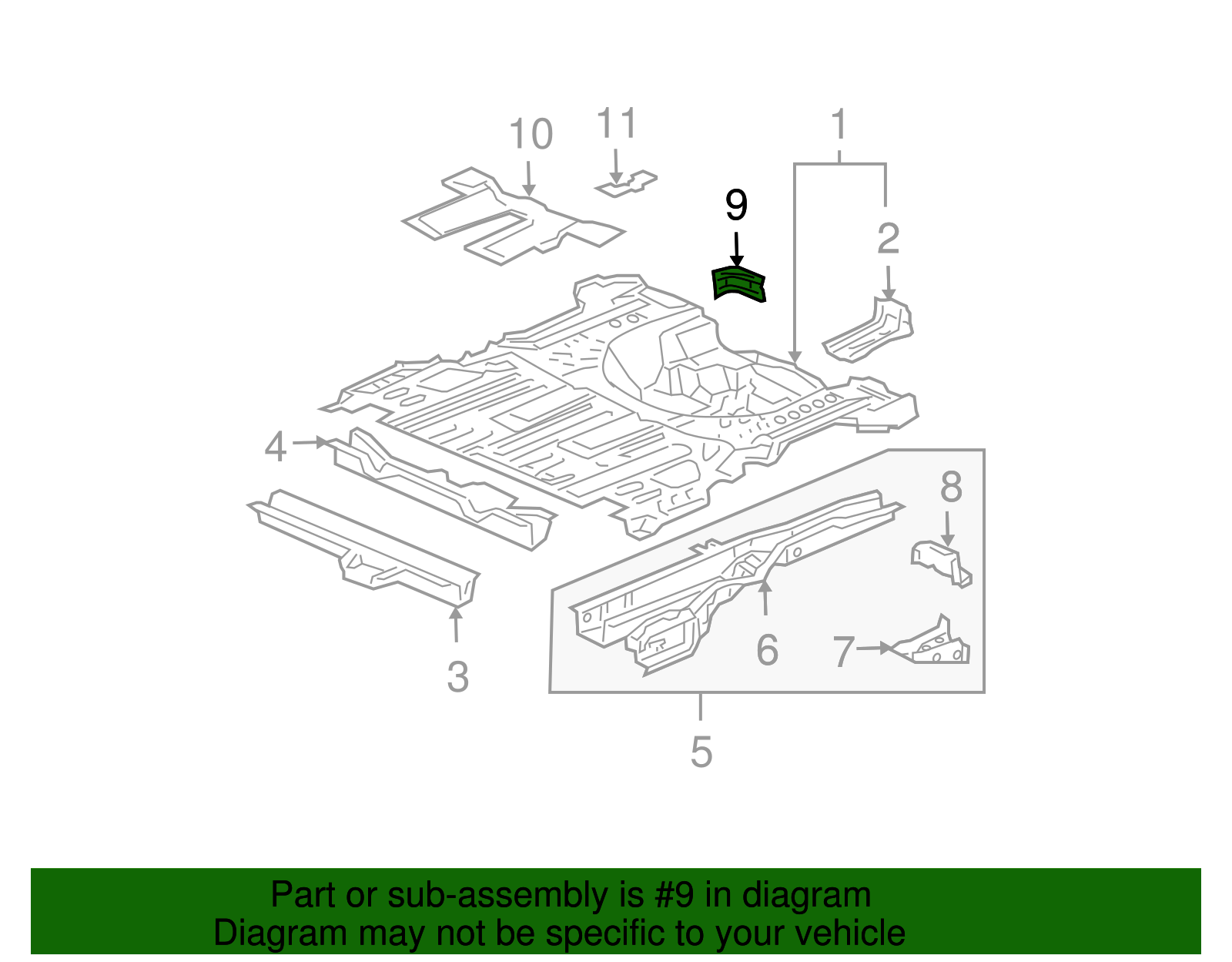 2003-2011 Honda Element Arm 65518-SCV-A00ZZ | Honda Parts Direct
