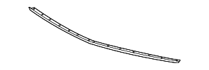 85000013 - Hood Front Edge Weatherstrip 2021-2025 Cadillac | Paradise ...