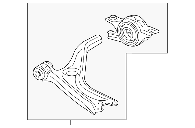 51360-T20-A00 - Lower Control Arm 2022-2025 Honda Civic | Honda Parts ...