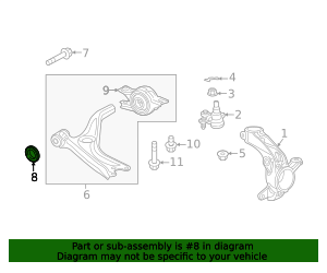 51397-T20-A01 - Lower Control Arm Bushing 2022-2025 Honda Civic | Honda ...