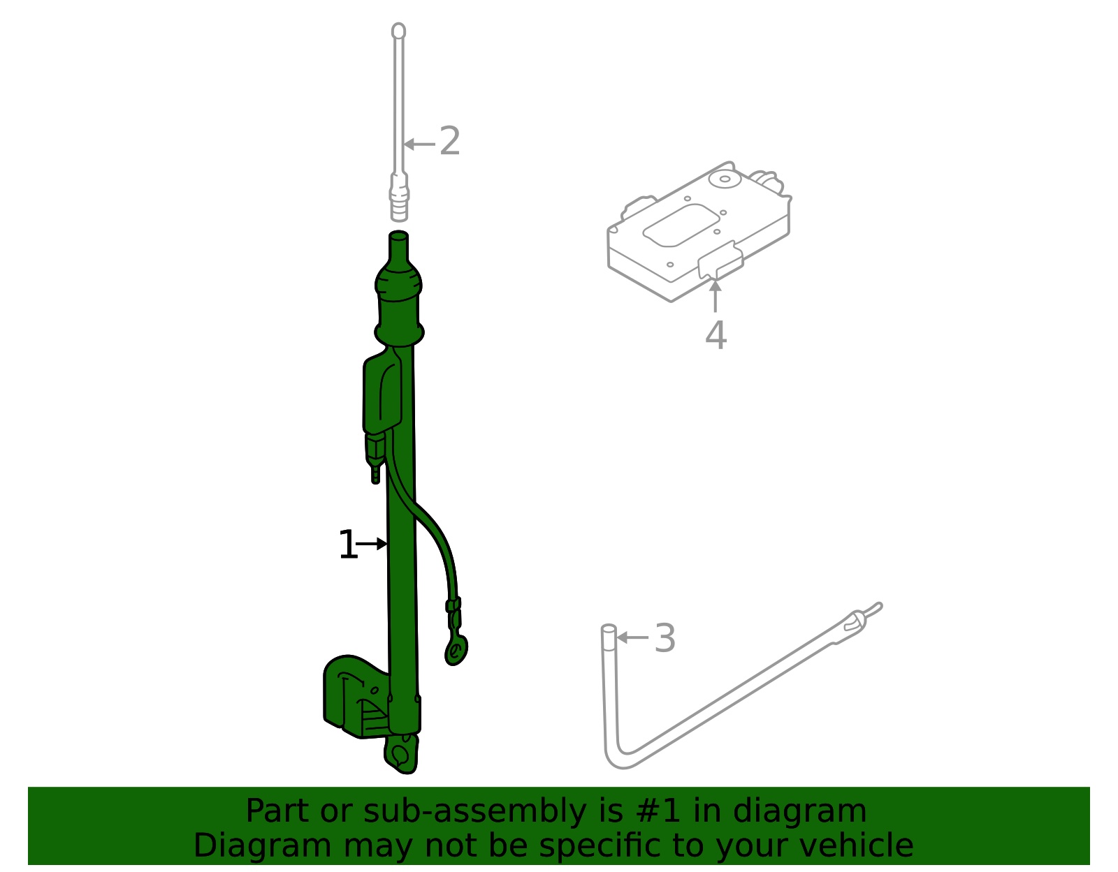Genuine Antenna Assembly for 96230-2D500 | Hyundai OEM Parts Direct