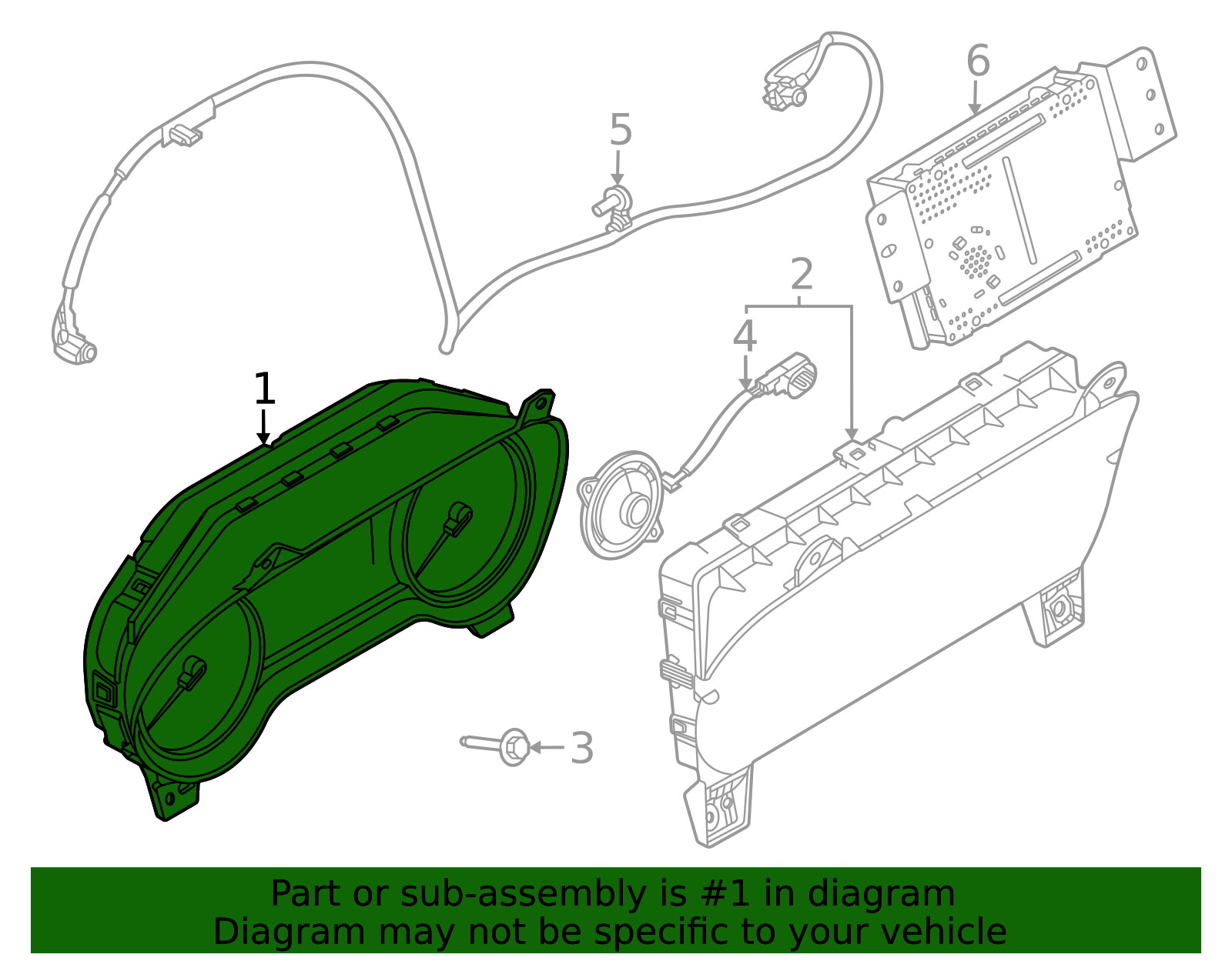 PC3Z-10849-BA - Instrument Cluster - 2023 Ford | Eastgate Ford Parts