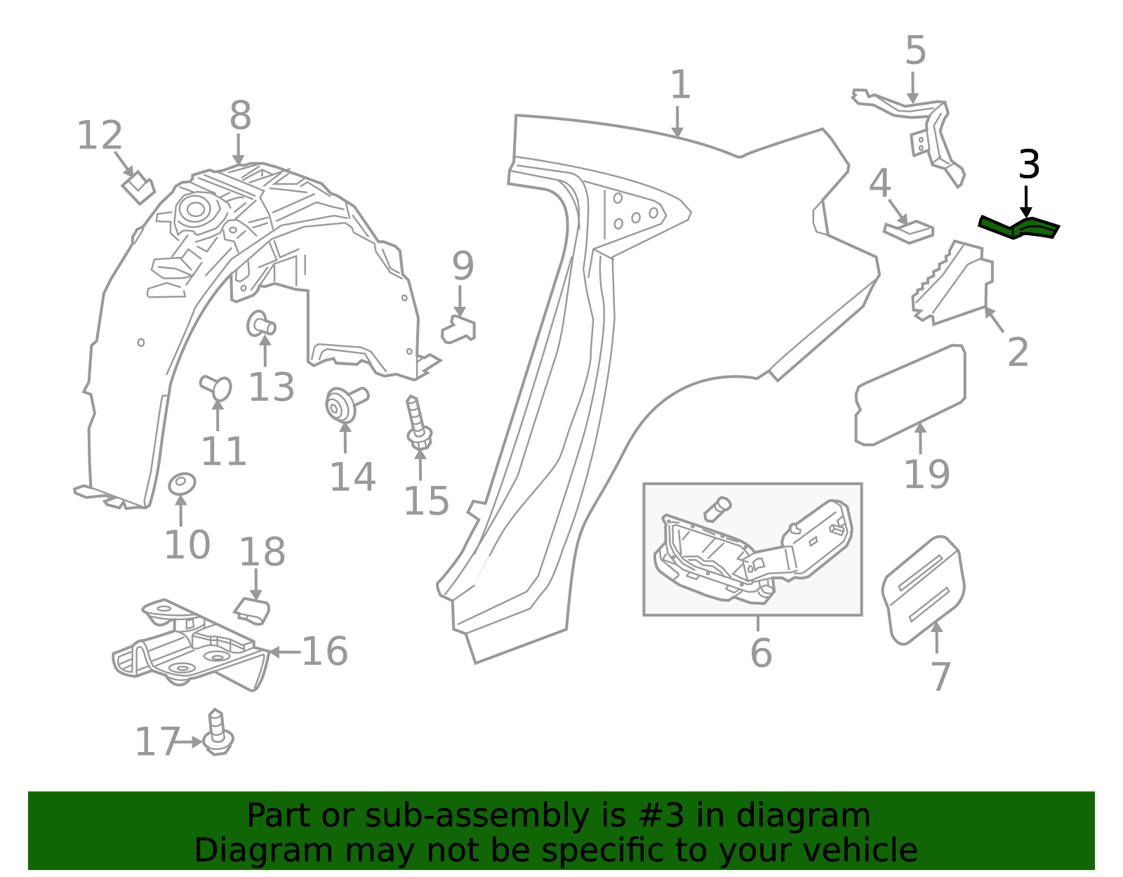 23348676 - 2016-2019 Chevrolet Cruze - Passenger Side Lower Outer Lock ...