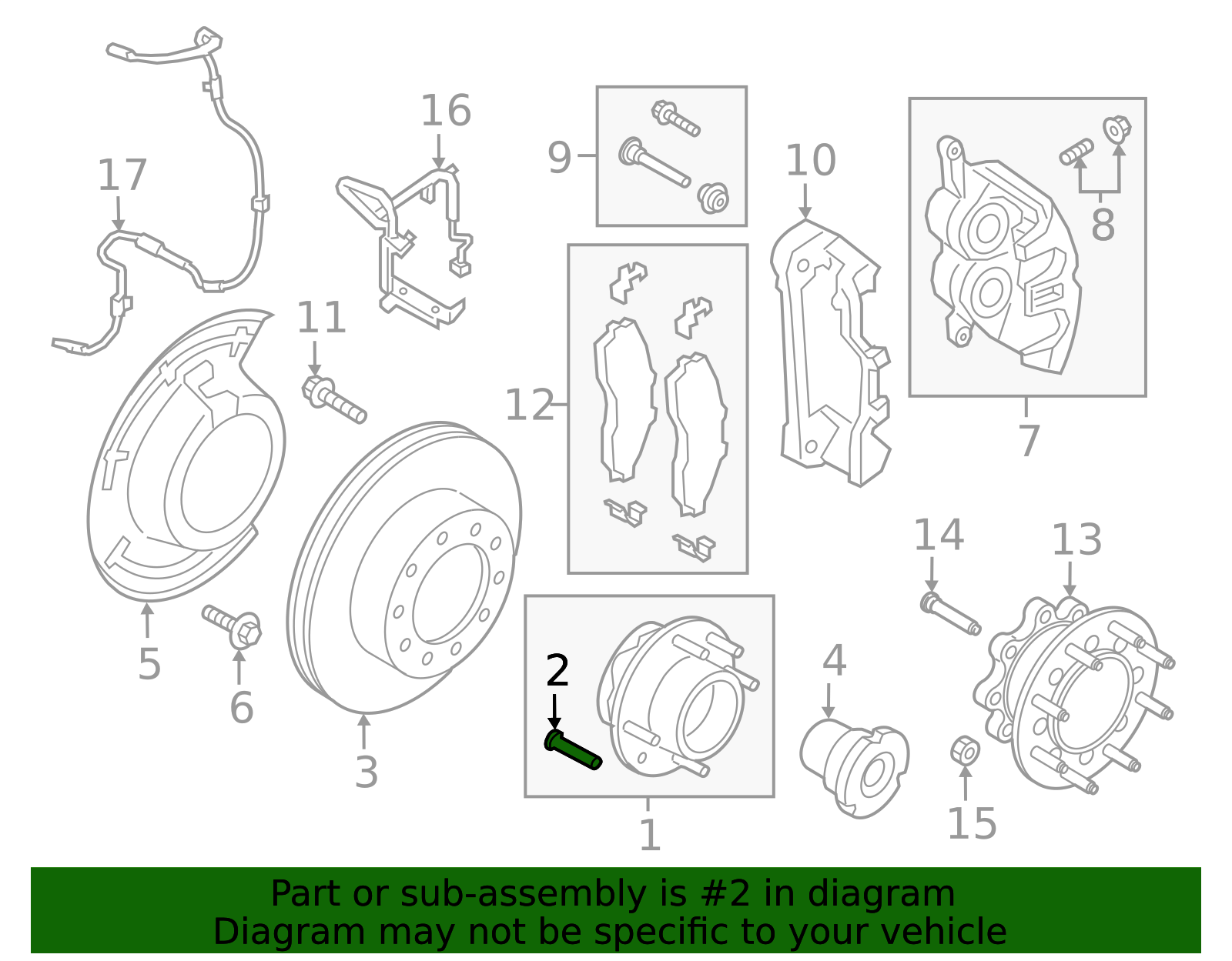 2003-2025 Ford Wheel Stud 5C3Z-1107-BA | OEM Parts Online