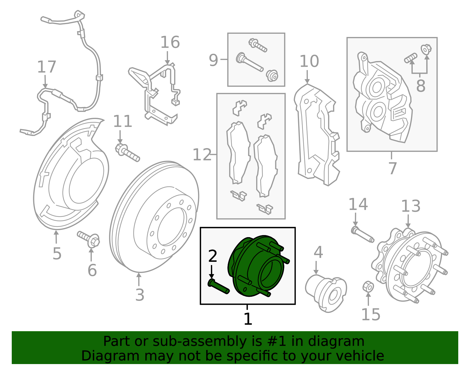 LC3Z-1104-B - Wheel Bearing And Hub Assembly 2021-2022 Ford | Ford ...