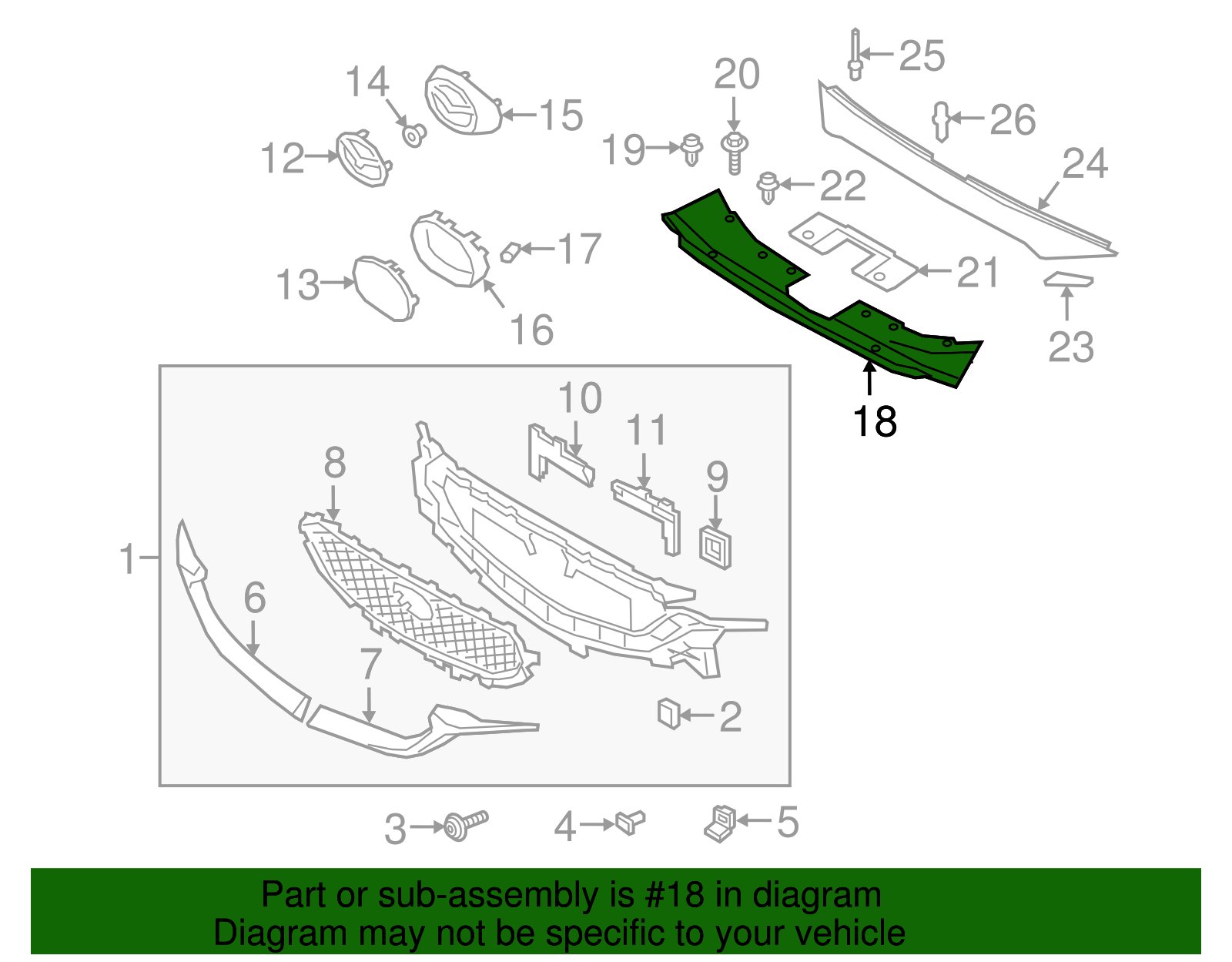 2017-2025 Mazda CX-5 Closure Panel KB8A-50-717D | OEM Parts Online