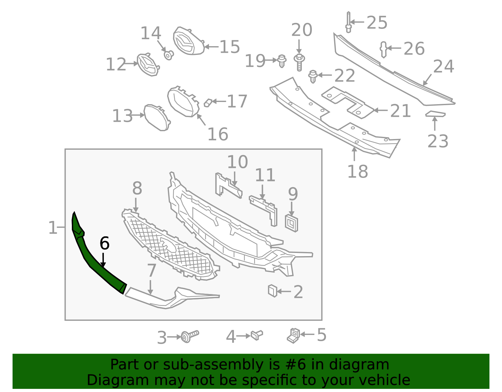 KB8A-50-7J1B - OEM NEW 2017-2019 Mazda CX-5 Grille Molding Front Right ...