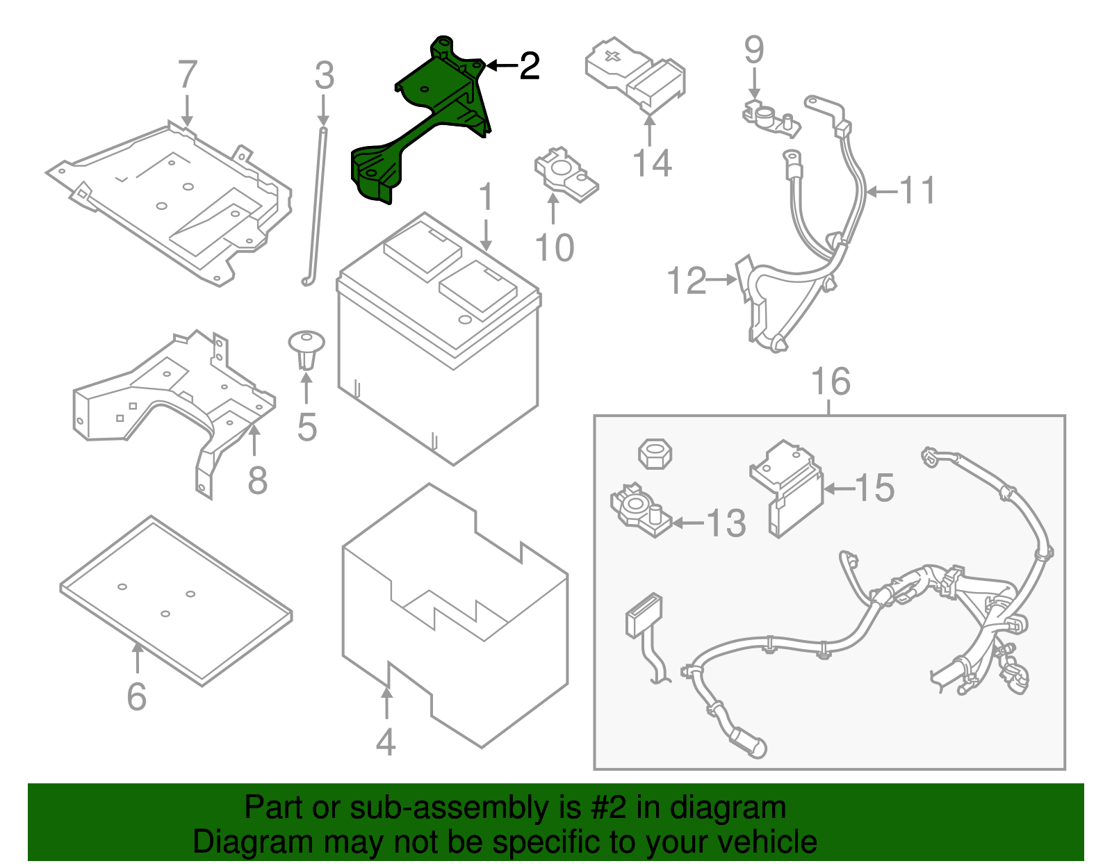 75862-5AF0A - Hold Down 2015-2017 Infiniti QX60 | Infiniti of Orland Park