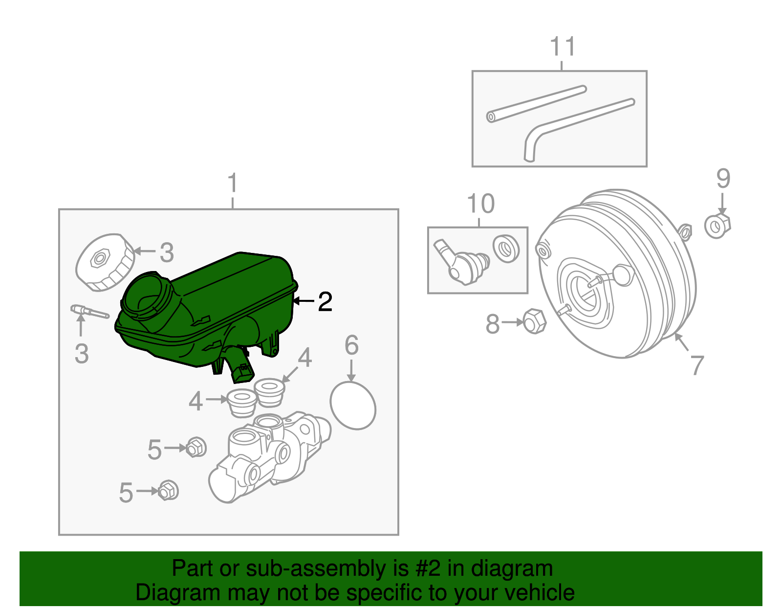 2012-2020 Mopar Master Cylinder Reservoir 68144350AA | Mopar Parts Canada