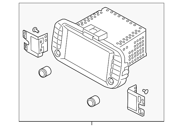 96560-B2080CA - Display Unit 2014 Kia Soul | Kia.Parts Store