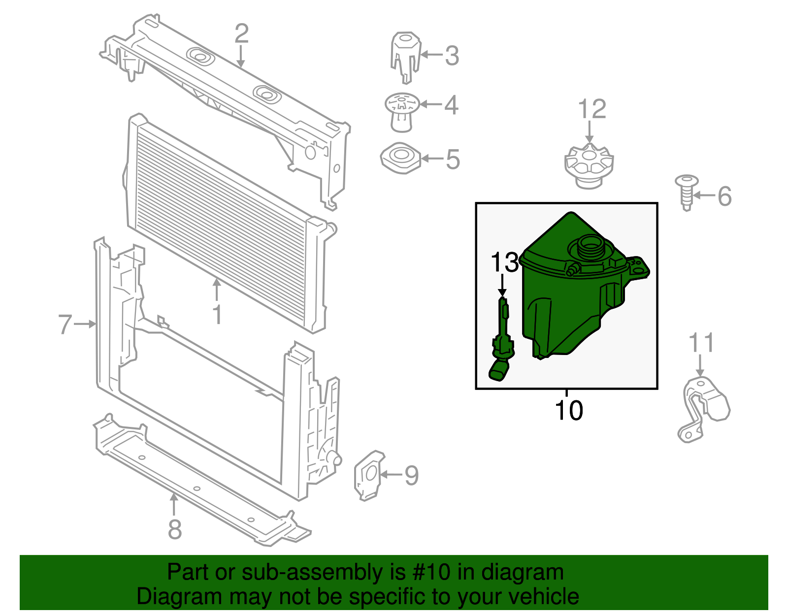 17137647283 - 2010-2019 BMW Expansion Tank (17-13-7-647-283) | BMW of ...