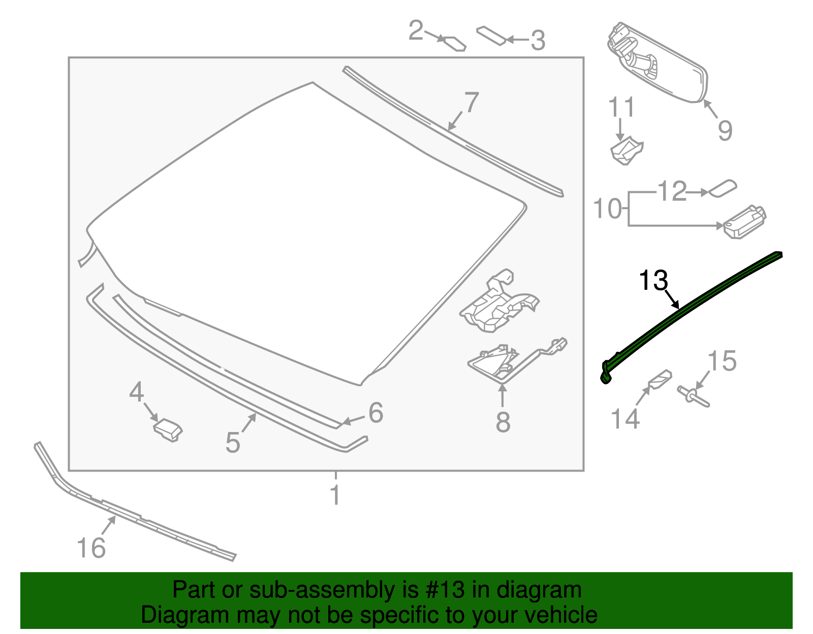 75535-50040-B3 - 2018-2024 Lexus - Outer Molding | My L Parts