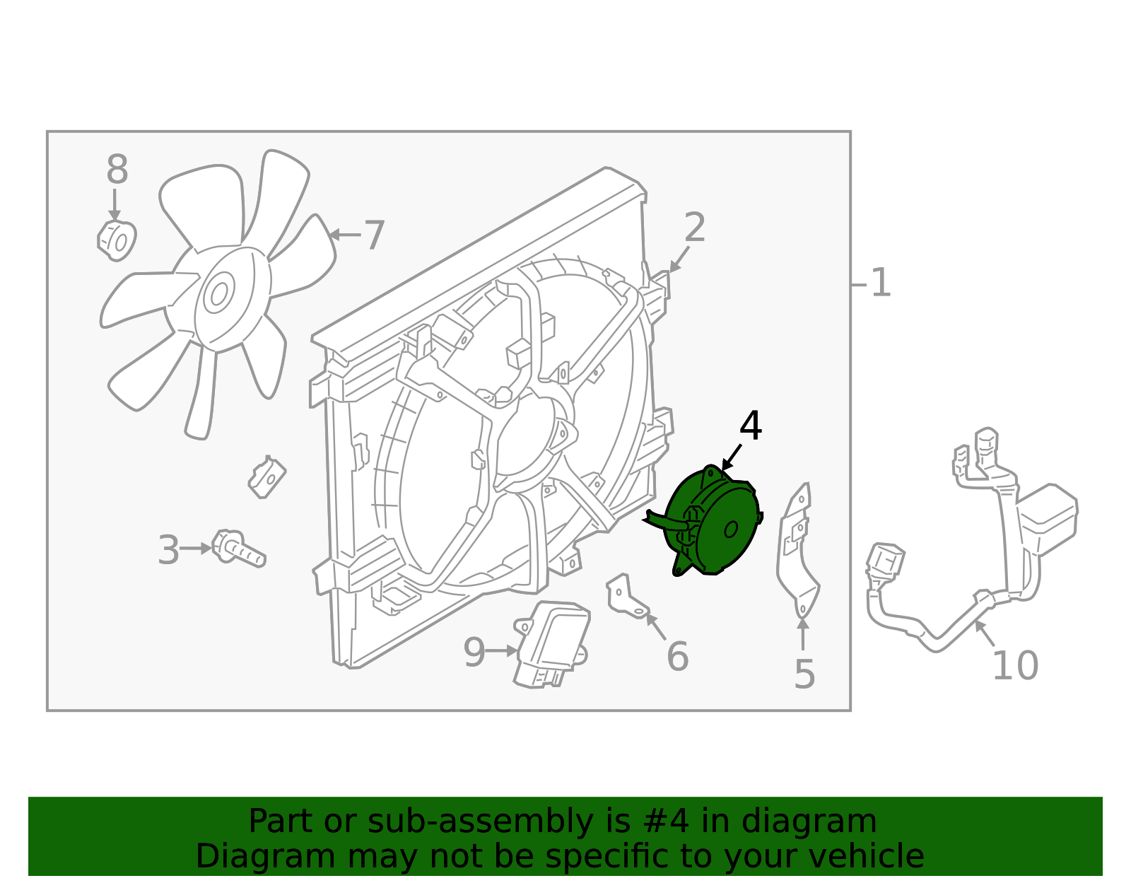 21487-1KC0C - Fan Motor 2011-2017 Nissan Juke | Official Nissan Parts Store