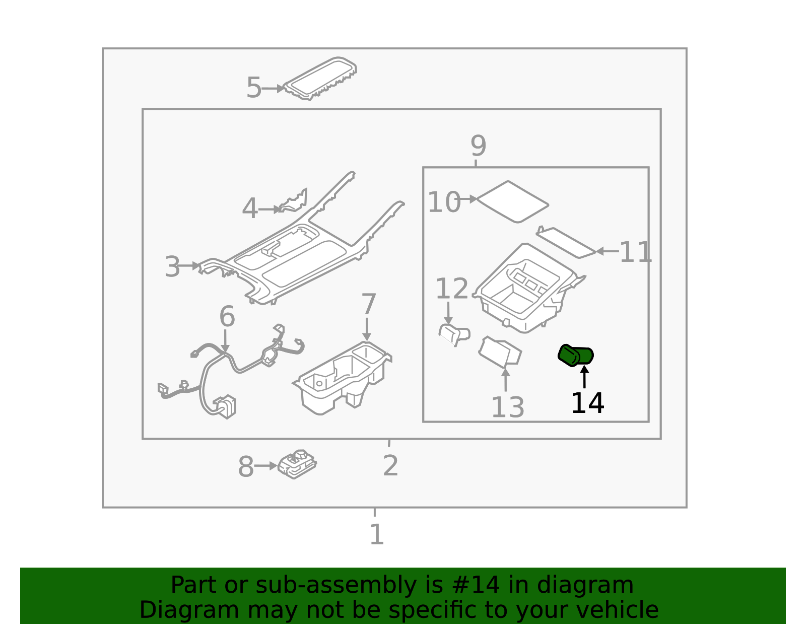 2023-2025 Kia Telluride USB Port 96125-AT100 | QuirkParts