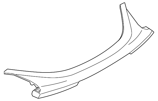 Genuine BMW 51-13-7-373-727 | Primed Rear Spoiler for Stoplamp | FREE ...