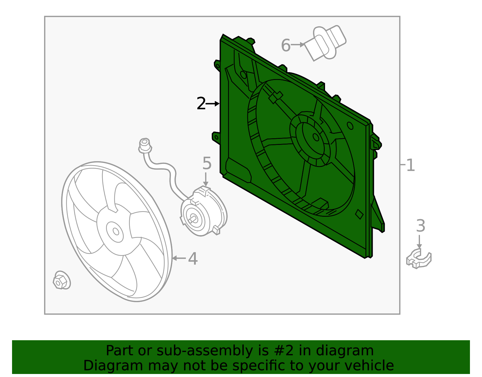 2015-2019 Hyundai Sonata Fan Shroud 25350-C2100 | MotorMotor
