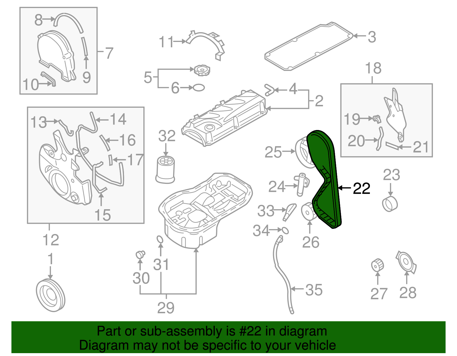 MR994968 - Timing Belt 2004-2009 Mitsubishi | Official Mitsubishi ...