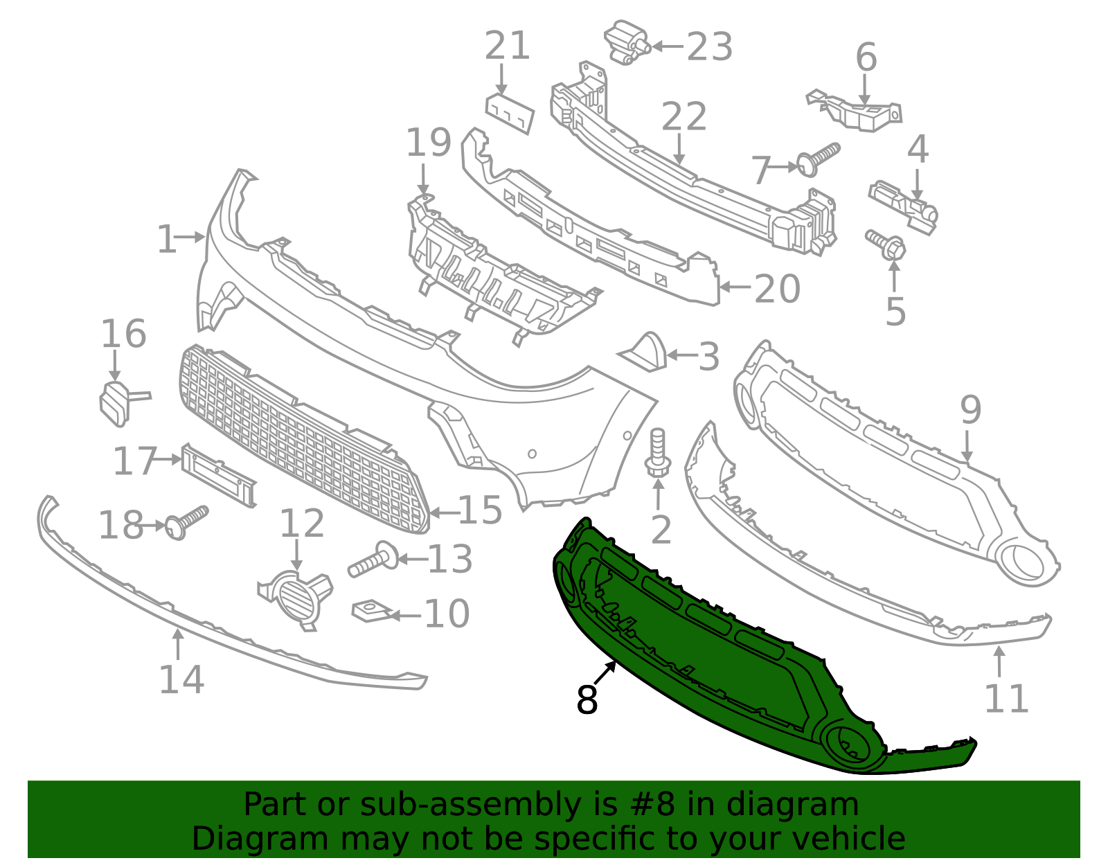 2014-2016 Kia Soul Lower Cover 86512-B2000 | Kia Automotive Parts